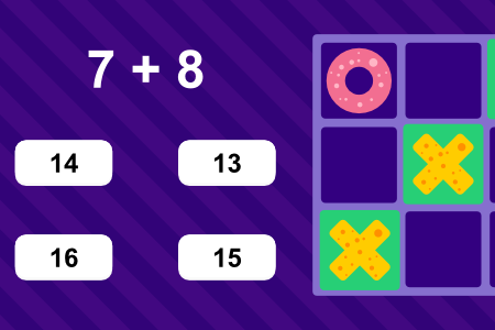 Tic Tac Toe Addition - Free Addicting Game
